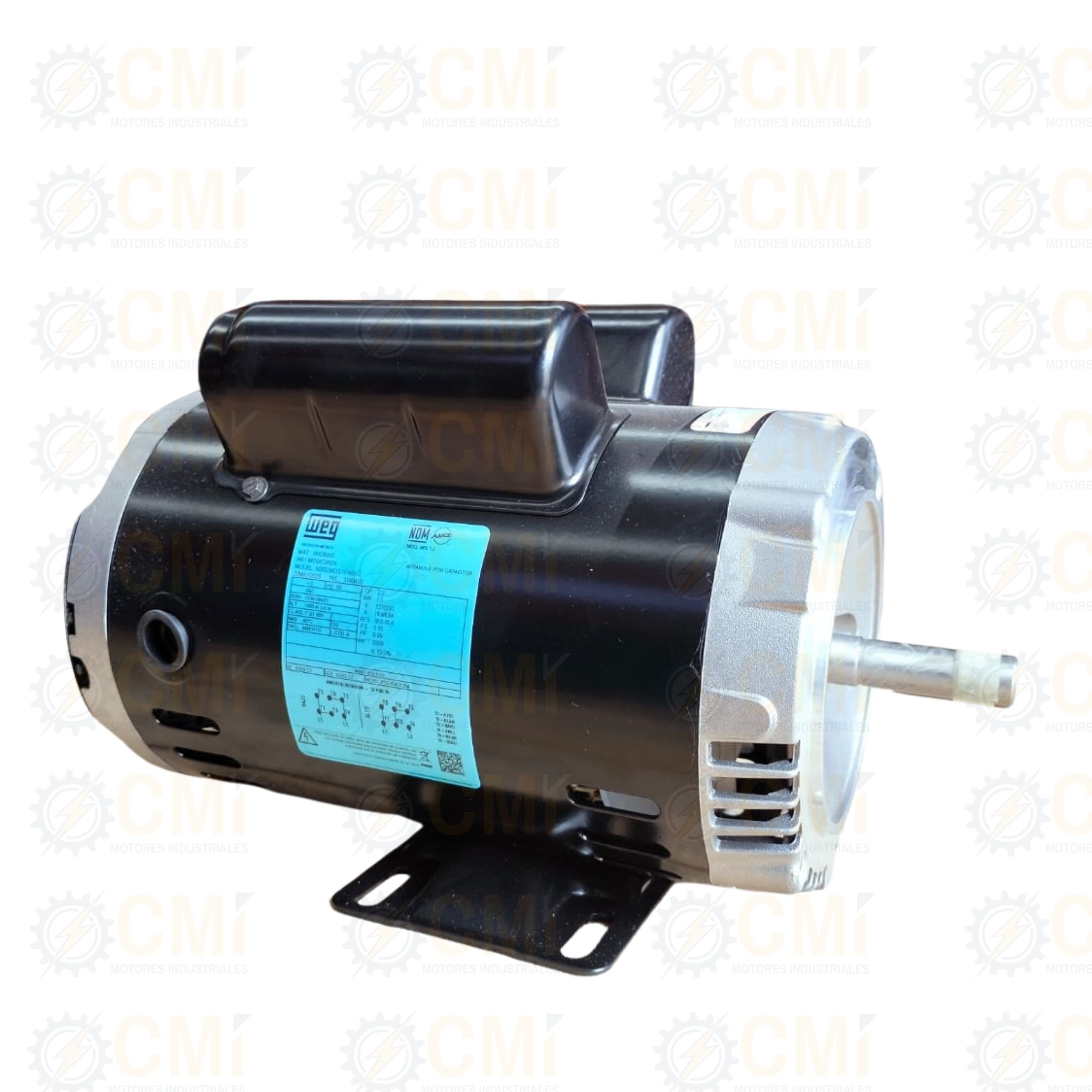 MOTOR MONOFASICO 2HP 2P E56 127/220V BRIDA C LÁM.ROL ODP – CMI